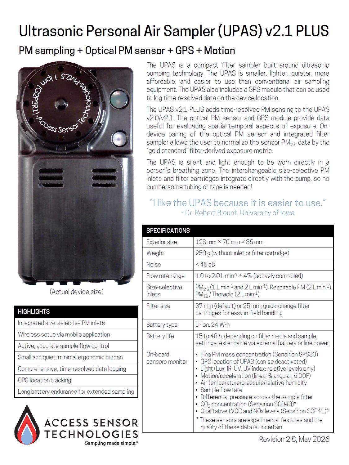 UPAS v2.1 PLUS